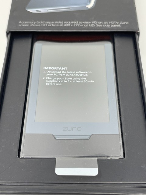 Microsoft Zune 16 Black ( 16 GB ) Digital Media Player for sale online ...