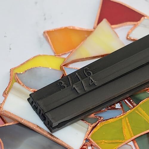 3 PCS Stained Glass Copper Foiling Tool,Hand Foiler 7/32,1/4,3/16 Foil ...