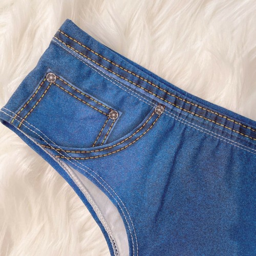 Sexy Womens Hot Pants Jeans Mini Micro Shorts Beachwear Denim Low Waist ...