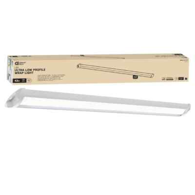 Commercial Electric 42 in. 3400 Lumens LED Wraparound Light Shop Light ...