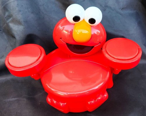 RARE 2007 Fisher-Price Sesame Street Giggle Surprise Elmo Drum [VHTF ...