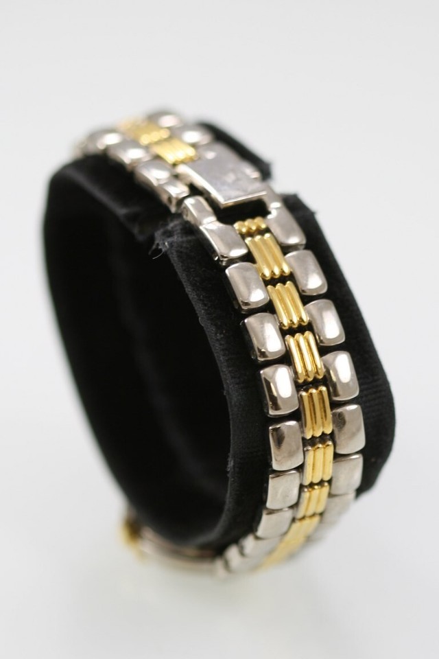 Oleg Cassini Watch Women Silver Gold Stainless St WR Battery Gray Beige ...