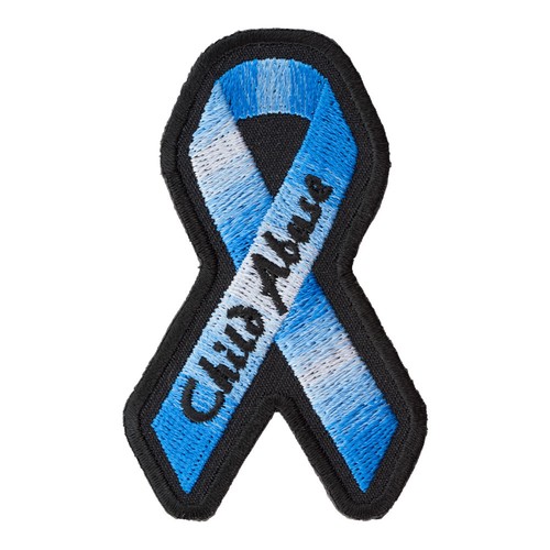 Child Abuse Royal Blue Ribbon Patch, Awareness Patches | eBay