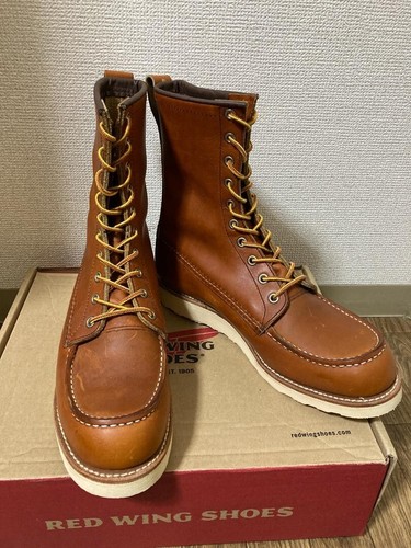 Red Wing Beckman 877 Leather Boots Brown USA 9 D Free Shippping from ...