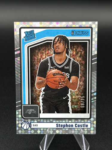 2024-25 Panini Donruss - Rated Rookie Stephon Castle #244 Blue Disco ...