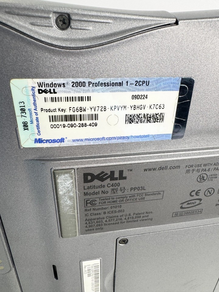 DELL LATITUDE C400 LAPTOP PENTIUM III 1.20GHz 768MB 30GB HDD WINDOWS XP | eBay