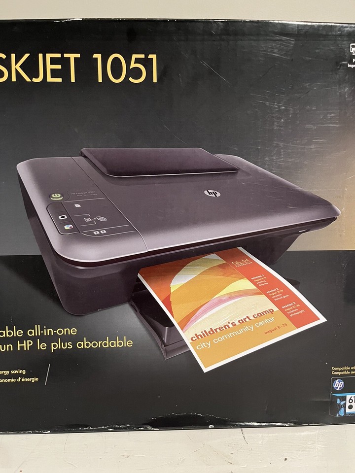 HP Deskjet 1051 All-In-One Inkjet Printer, Brand New 887111020178 | eBay