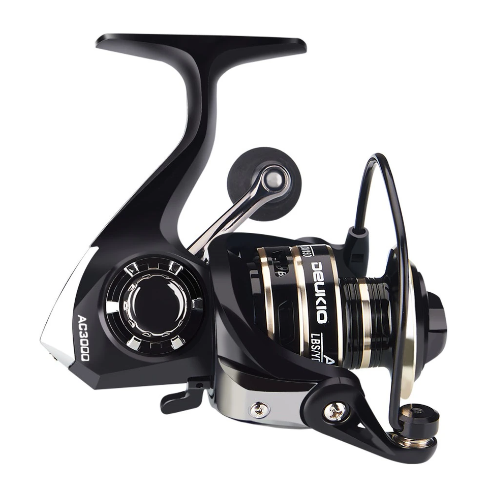 12BB Metal Spinning Fishing Reel 5.2:1 Freshwater Saltwater Left Right ...