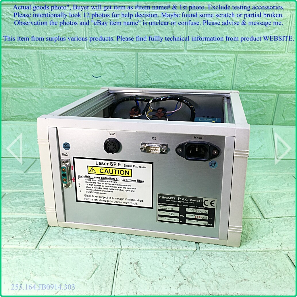 SMART PAC Laser SP9, Lumics LU0940T090 Laser Supply as photo, sn:0754 ...