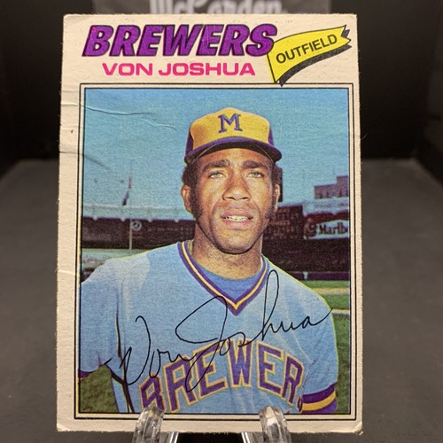 1977 Topps Von Joshua #651 Milwaukee Brewers | eBay
