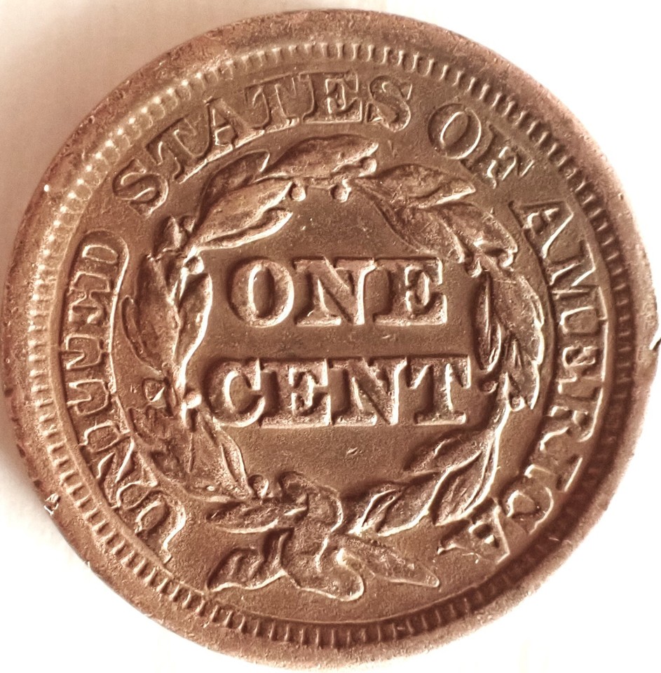 1850 US Braided Hair Liberty Head Large Cent🪙Early Copper Penny🪙 | eBay