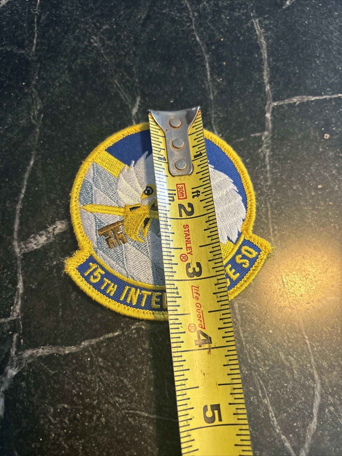 15th Intelligence Squadron ACC Morale Tactical PATCH RARE VELKRO USAF ...