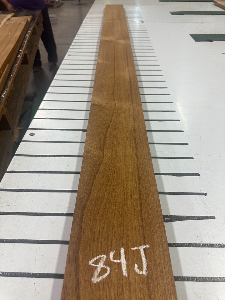 Teak Raw Wood Veneer 4 sheets 89'' x 5'' 84J | eBay