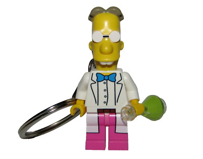 Lego Crazy scientific John Frink Keychain & Present box - The Simpsons ...