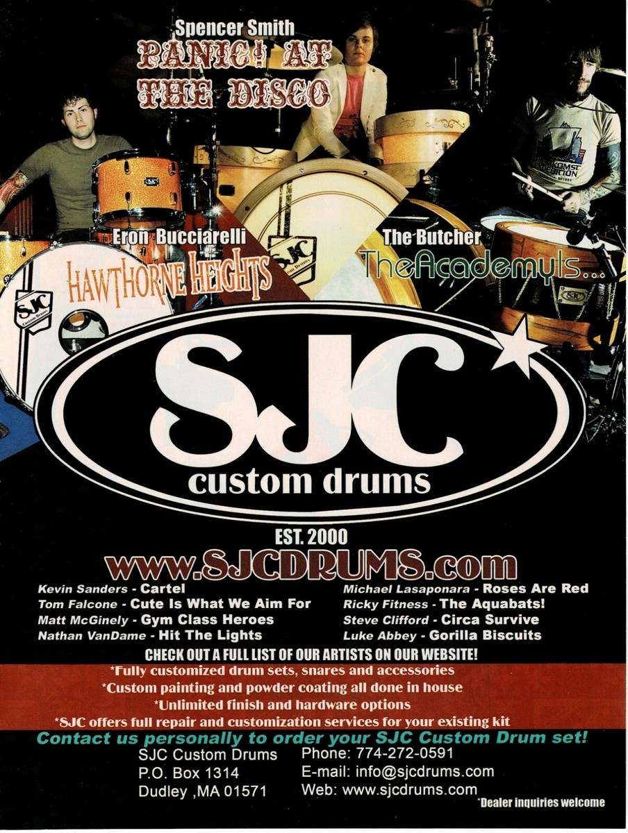 Jeremy Spencer White Drum Kit DDRUM REFLEX DRUM Shell Kit (Bubble