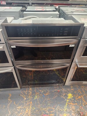 LG 30 Inch Combination Wall Oven WCEP6423D 6.4 Cu Ft True Convection ...