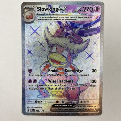 Slowking ex - 238/193 - Full Art Secret Rare Near Mint Pokemon Scarlet ...