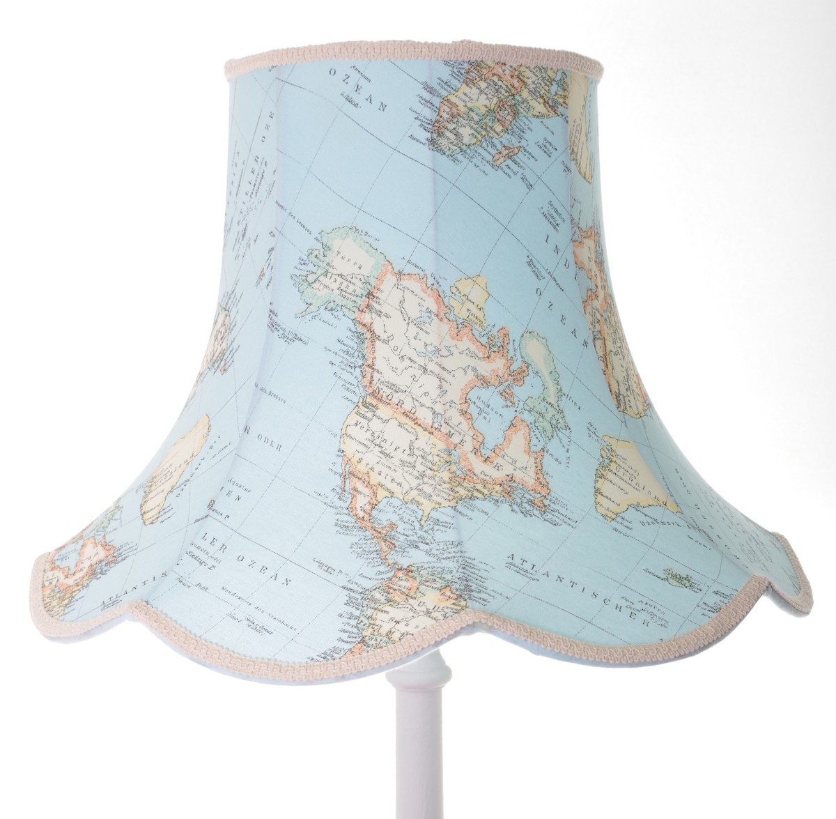 Nautical Chart Lamp Shade St Ives Designer Lampshade Waterfront