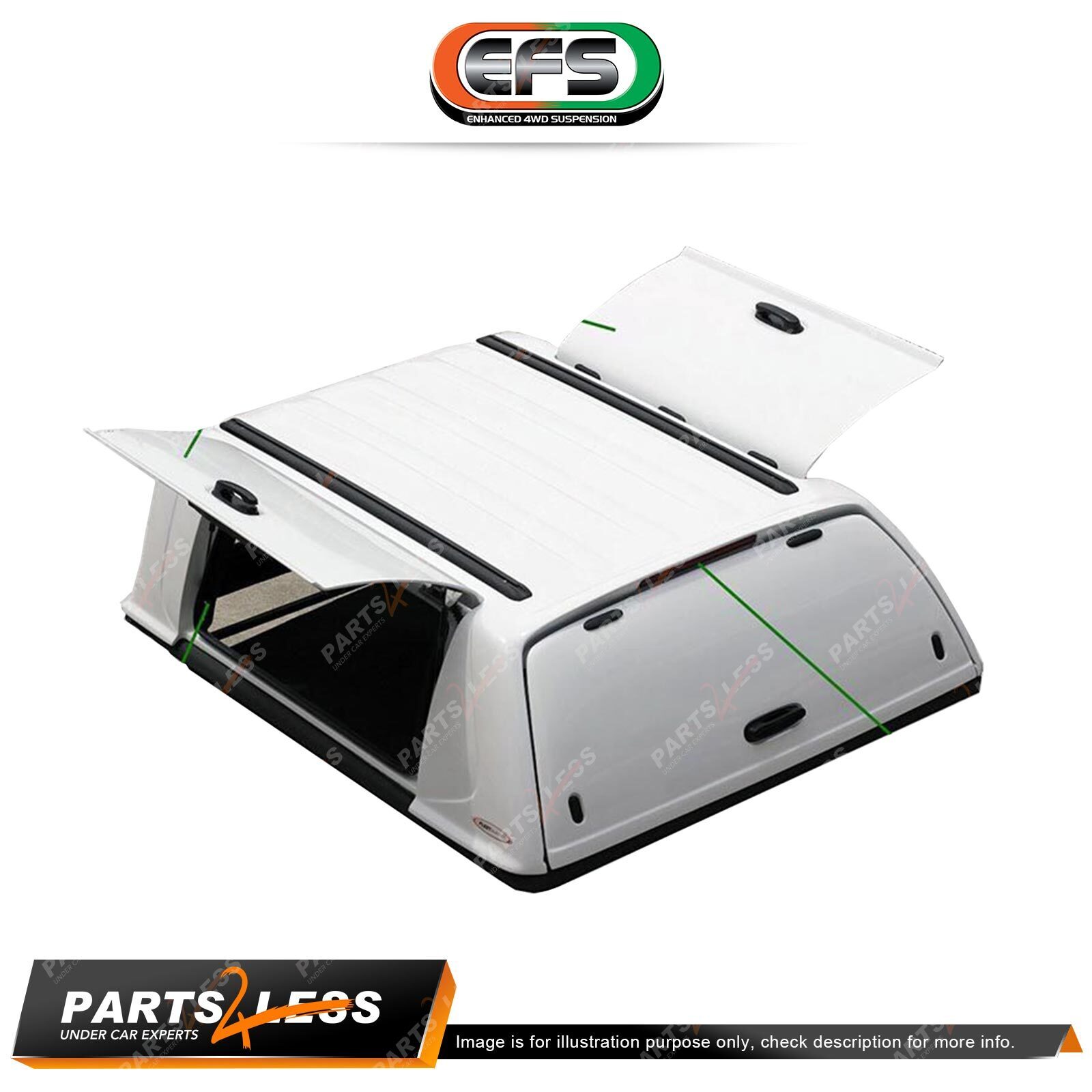 EFS SJS Fleetrunner Popup Windows Canopy Hand Laid Fiberglass Shell C5 ...