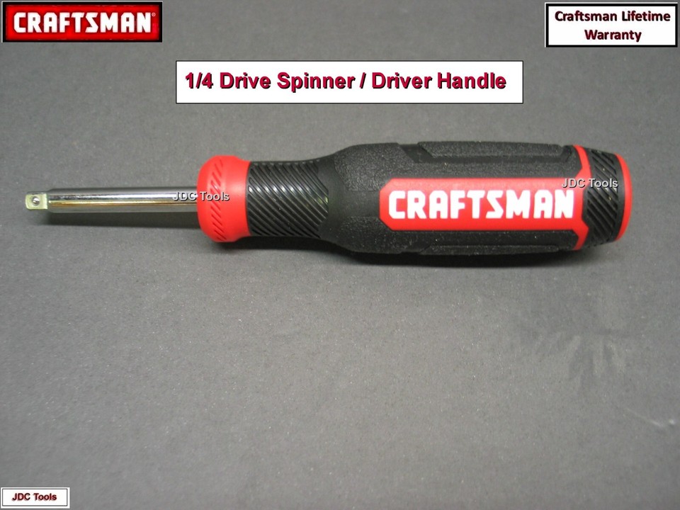 CRAFTSMAN HAND TOOLS 66 pc Hex Bit Set w 1/4 Drive Spinner Handle | eBay
