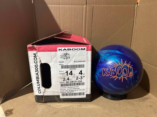 NEW 14LB COLUMBIA 300 Kaboom Bowling Ball 057N | eBay