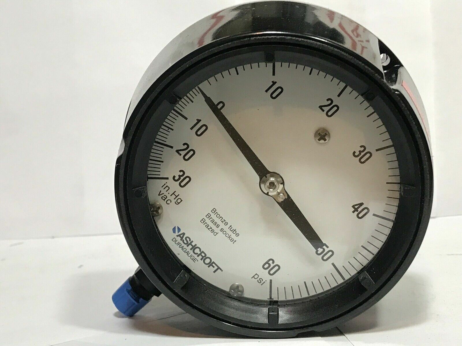 Ashcroft 45-1279-AS-02L-30IMC & 60 PSI 4-1/2” Duragauge for sale online ...