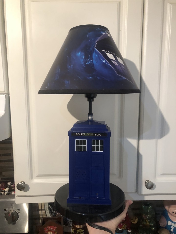 Doctor Who Tardis Desk Lamp, Makes Sounds + Light works. SEE VIDEO | eBay