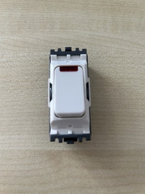 MK Grid Plus K4896N WHI 20a Double Pole Switch Module with Neon | eBay UK