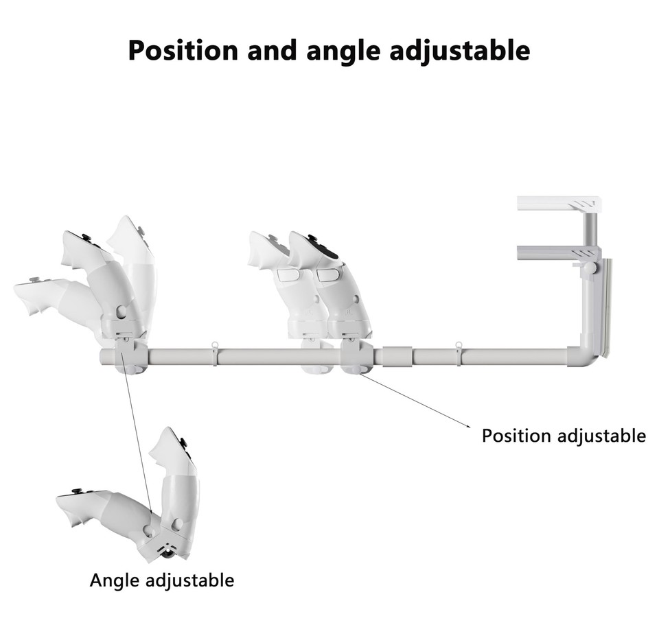 G3 VR Gun Stock Compatible with Meta/Oculus Quest 3S/Quest 3 Controller ...