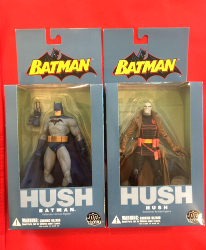 BATMAN + HUSH DC Direct HUSH Series Jim Lee Lot of 2 figures NEW SEALED ...