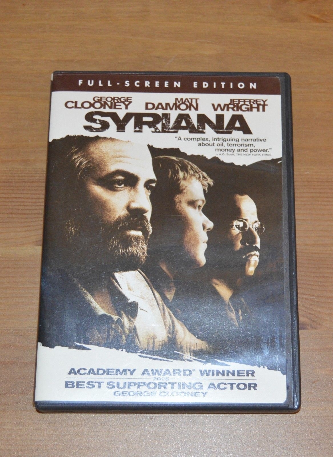 Syriana DVD Full Screen Edition with George Clooney and Matt Damon ...
