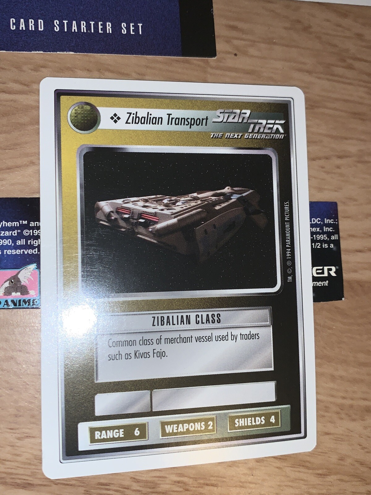 Star Trek The Next Generation Card Game First White Border Run December ...