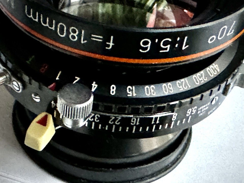 Sinar Rodenstock 180mm f5.6 Apo-Macro-Sironar 70° MC Copal 1 Shutter | eBay
