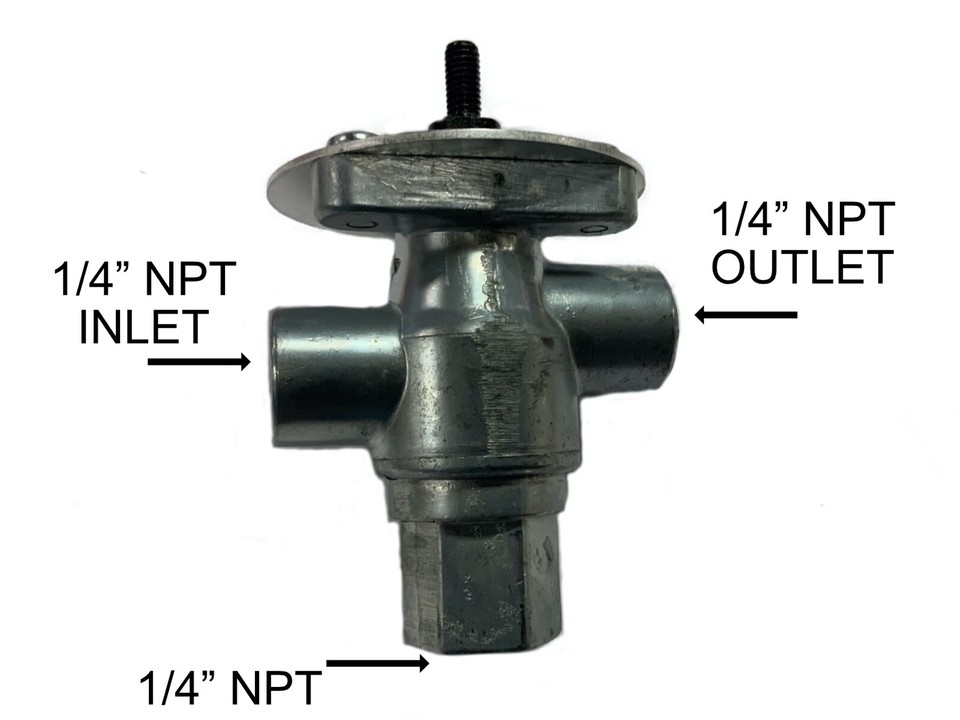 Sealco 17600B Three Hole Panel Mounted Manual Push Pull Control Valve ...