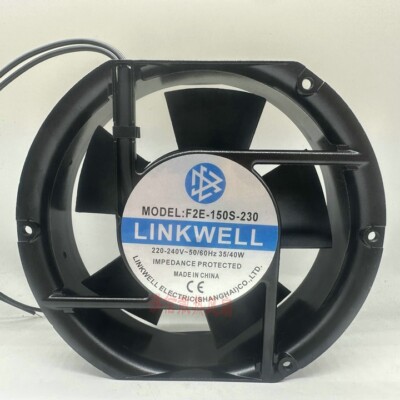 1 PCS LINKWELL Fan F2E-150S-230 AC220-240V 17251 17CM 2 wire Aluminum ...