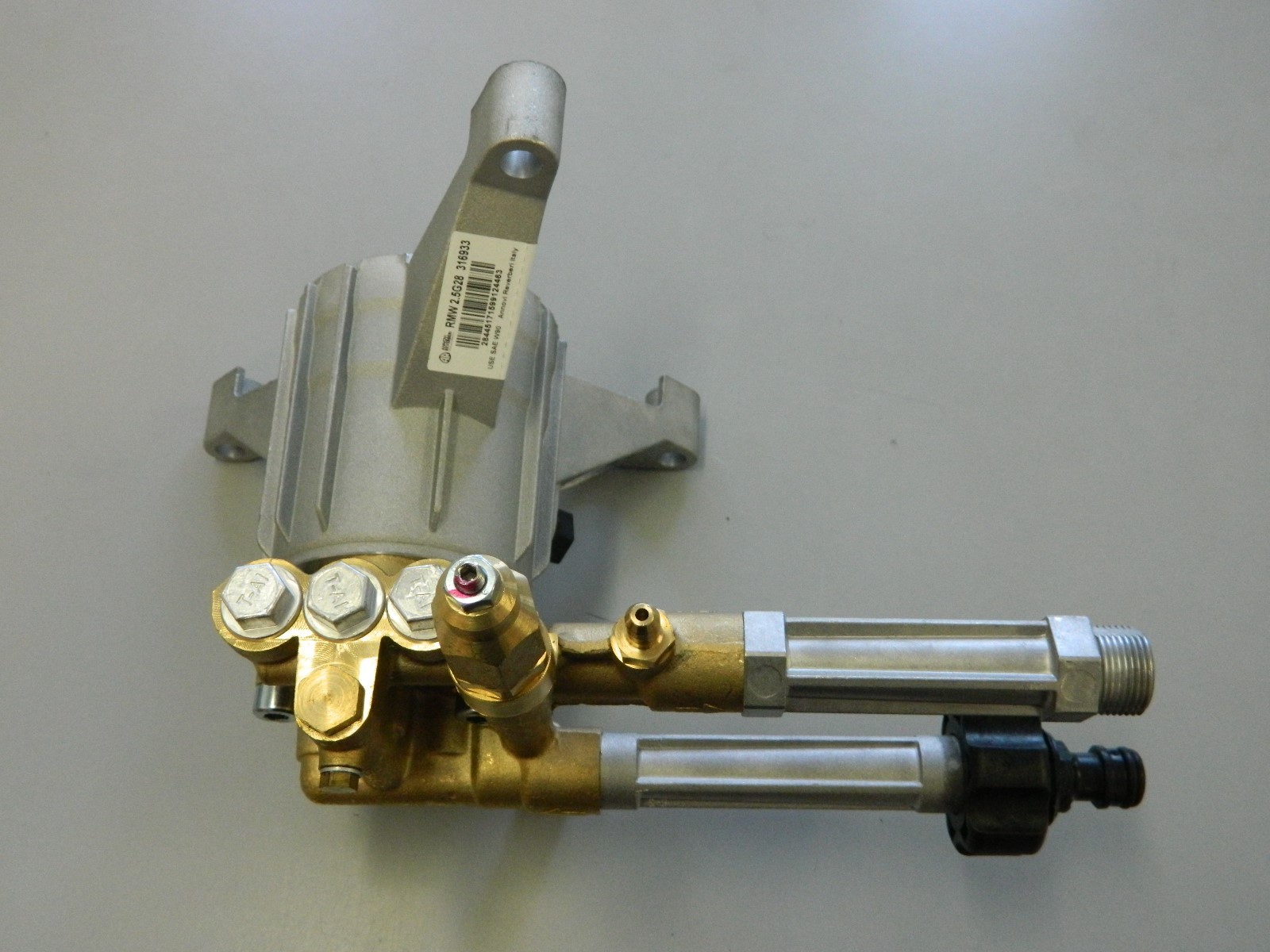 HIGH PRESSURE WASHER WATER PUMP 2800 PSI MAX TRIPLE PISTON ITALIAN MADE ...