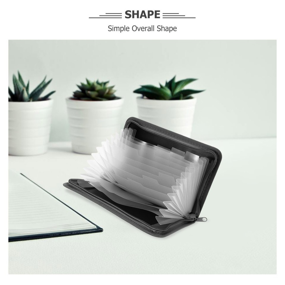 Receipt Organizer Expanding File Folder Documents Accordion Small ...