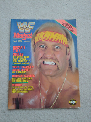 1998 APRIL VINTAGE WWF WWE WRESTLING MAGAZINE HULK HOGAN " THE HULKSTER ...
