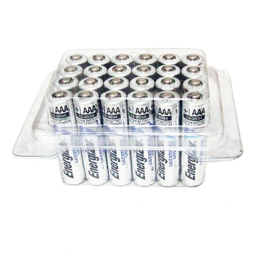 Tub of 24 Bulk Pack Energizer AAA L91 MN2400 LR03 Battery 1.5v ...