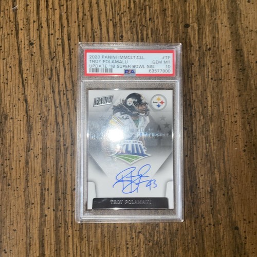 2020 Panini Immaculate Troy Polamalu Super Bowl Signature | eBay