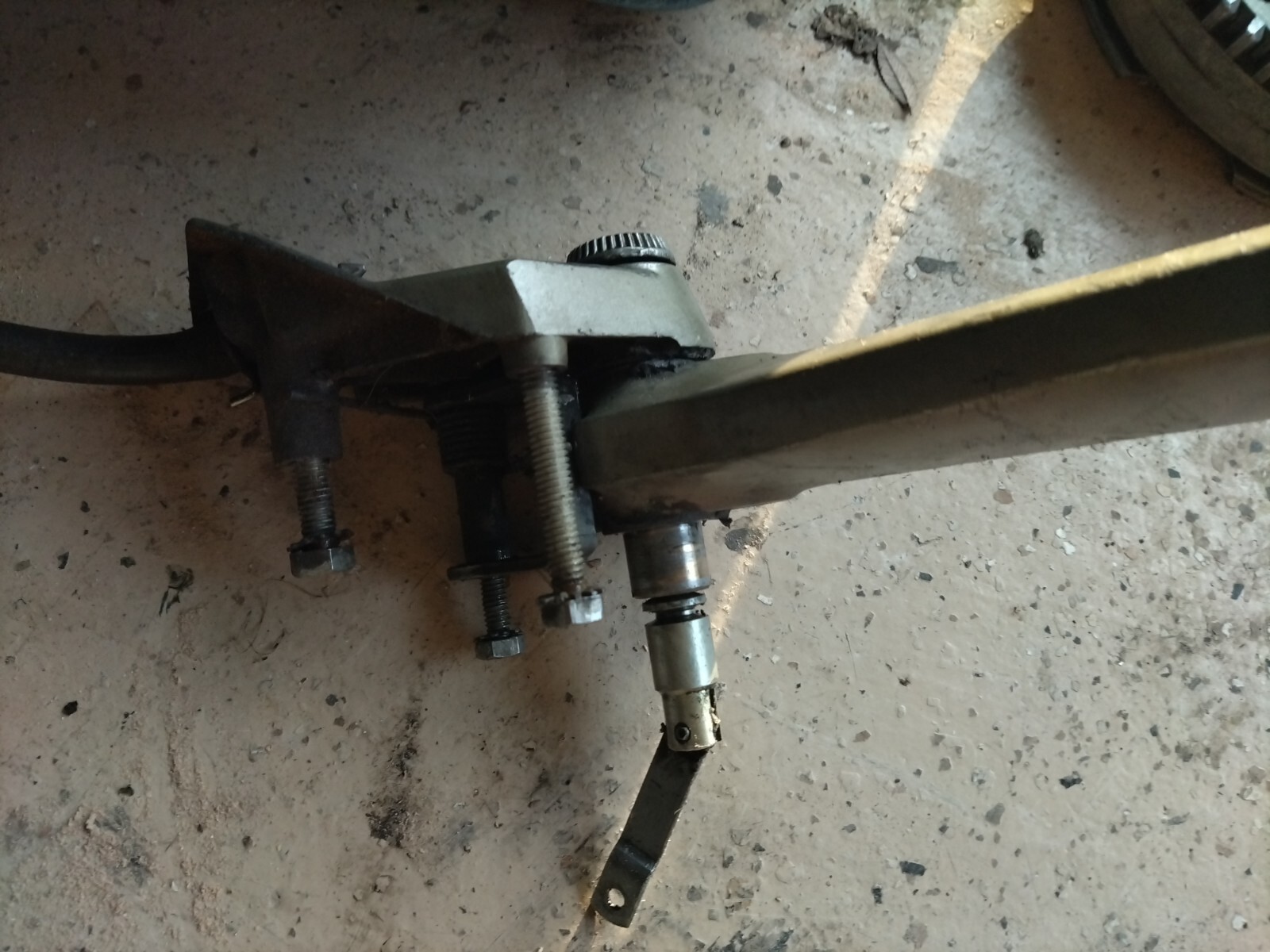 Tiller handle assembly for a 1965 9.5 HP Johnson outboard motor MQ-11C ...