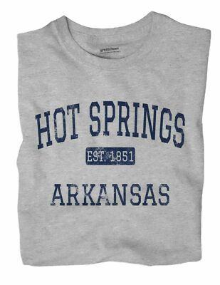 Hot Springs Arkansas AR T-Shirt EST | eBay