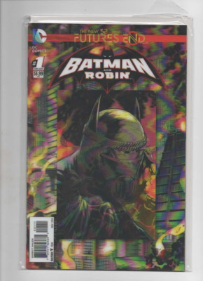 DC Comics Futures End Batman & Robin #1 2014 NM To NM+ 3D Cover | eBay