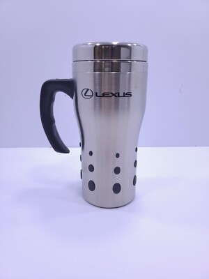 Lexus Brushed Stainless Steel Travel Mug with Handle by Leeds 2009 | eBay
