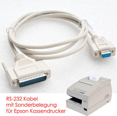 Serial RS232 Cable Printer Cable For Printer Epson TM-H6000II TM ...