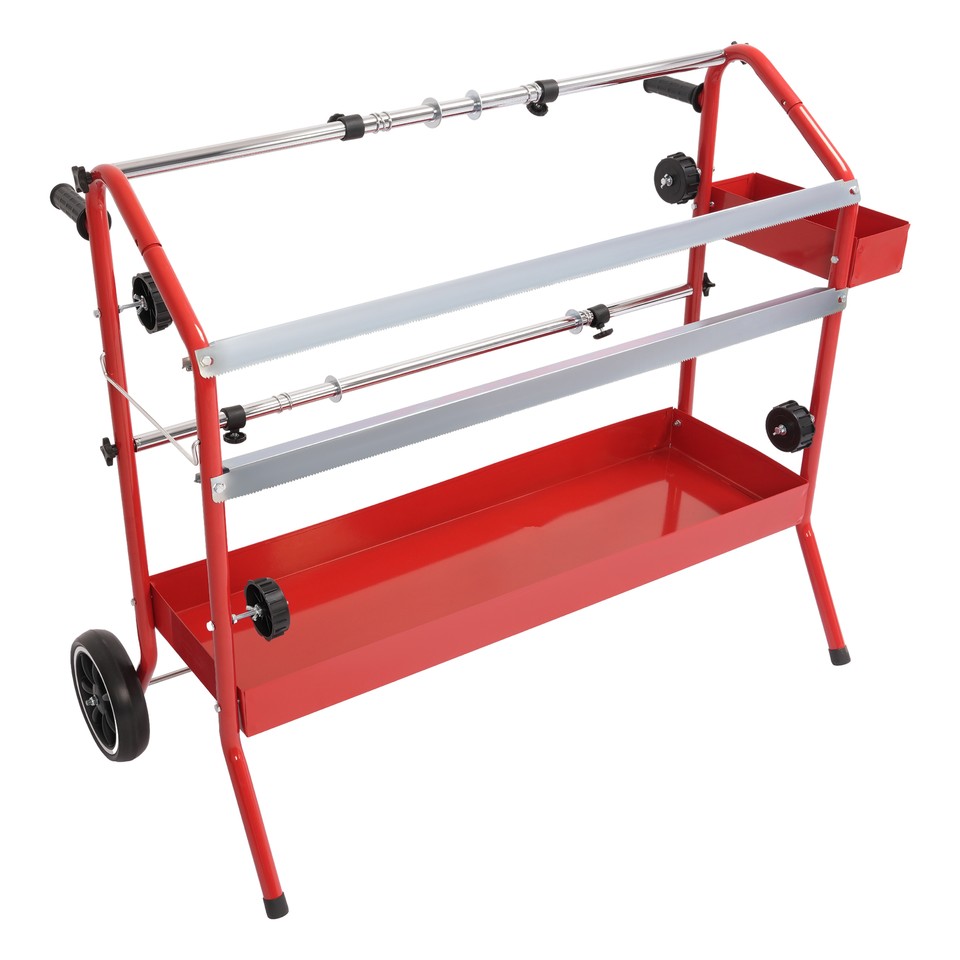 Mobile 36" Multi-Roll Masking Paper Machine W/ Storage Trays Auto Body ...