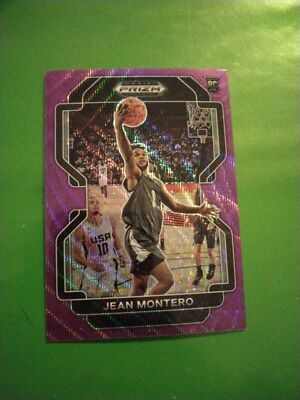 2022 Panini Prizm Draft Picks Jean Montero Pink Cracked Ice RC /149 | eBay