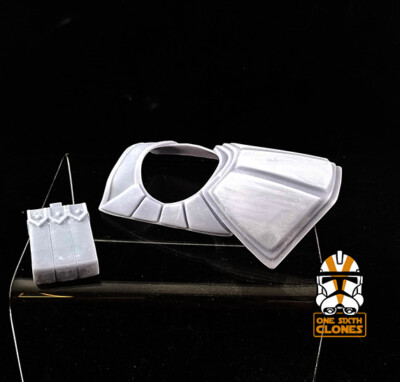 Star Wars 1/6 Clone Trooper Rex Commander Pauldron Blank for Custom 12 ...