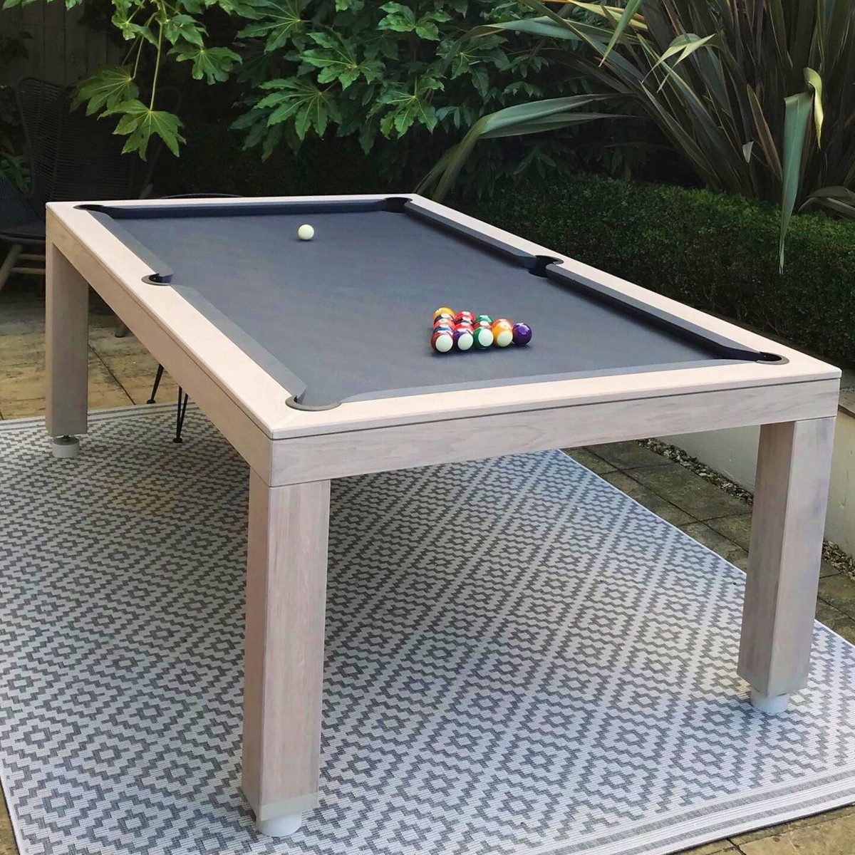 Outdoor Pool Table Dining Table