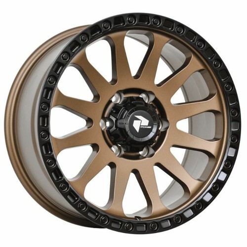 PDW SLAYER 17X8.5 WHEELS 6/139.7 BRONZE CENTRE BLACK LIP 17 INCH 4X4 ...